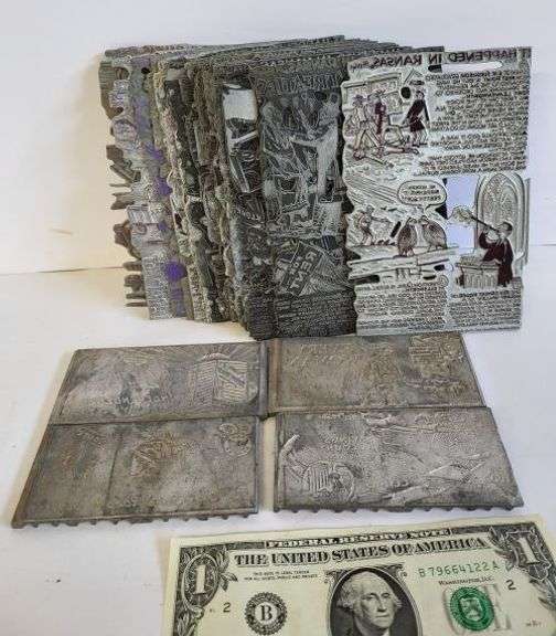 Vintage Newspaper Printer Plates. . ~ cash only ~. (3C) - Texas Online ...