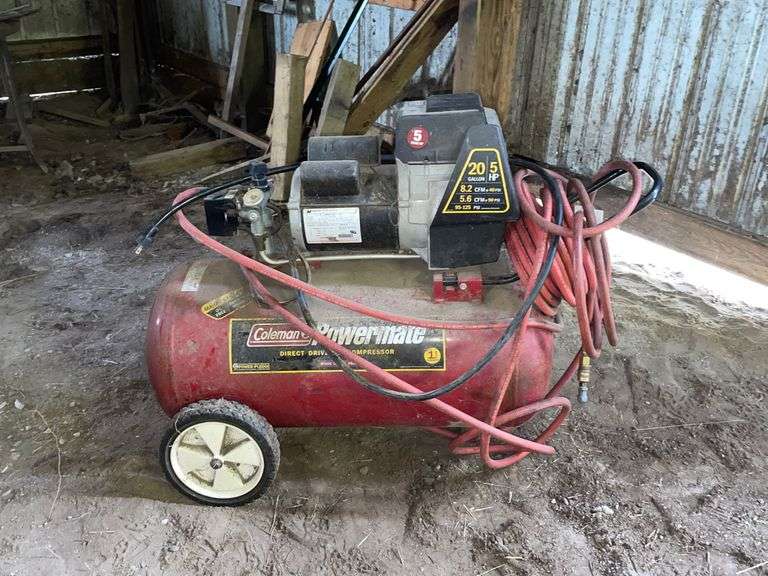 Coleman Powermate Direct Drive Air Compressor - United Edge Real Estate ...