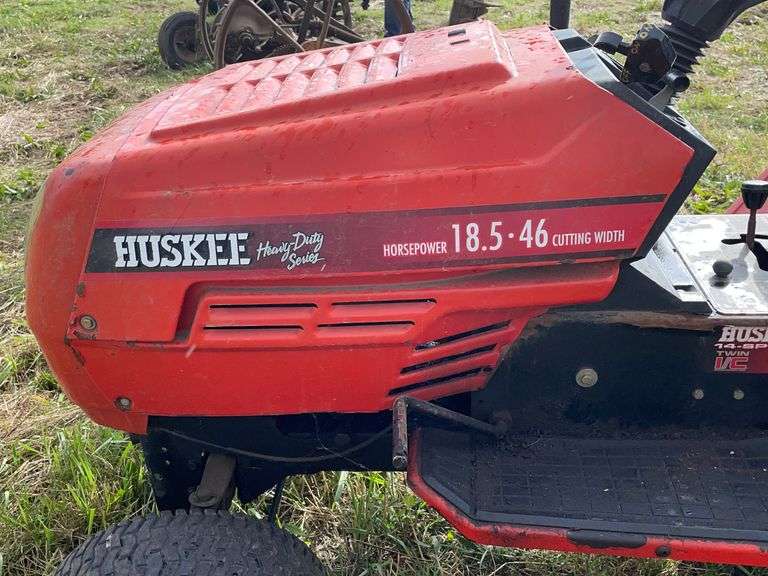 Huskee 18.5 HP 14 Speed Garden Tractor - United Edge Real Estate & Auction