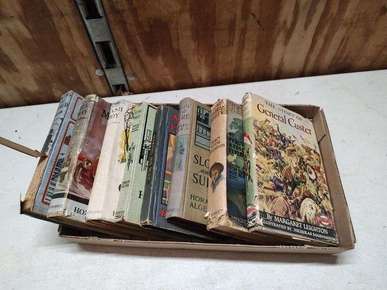 Antique Books: Horatio Alger Jr, Fitzhugh, Leighton - United Edge Real ...