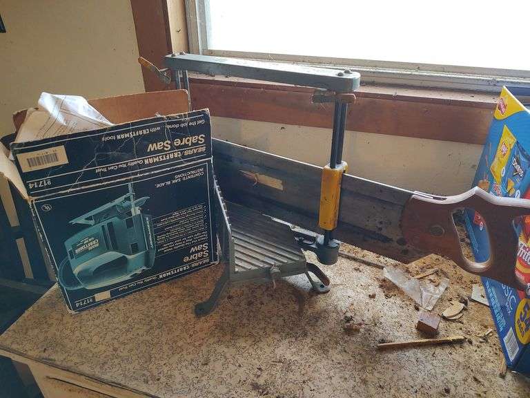 Craftsman Saber Saw & Miter Box - United Edge Real Estate & Auction