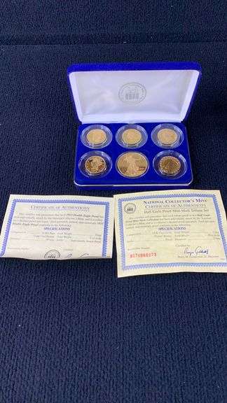 National Collector’s Mint non-monetary Gold Coin Set - United Edge Real ...
