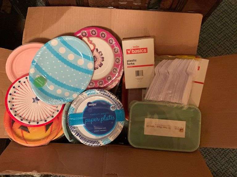 Large Box Paper Plates, Plastic Silverware - United Edge Real Estate ...