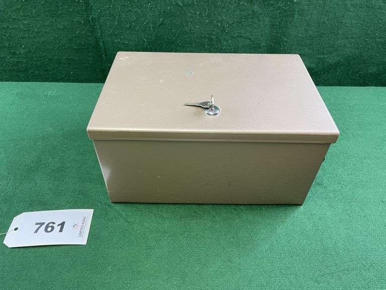 Rockaway Metal Lock Box with Keys - United Edge Real Estate & Auction