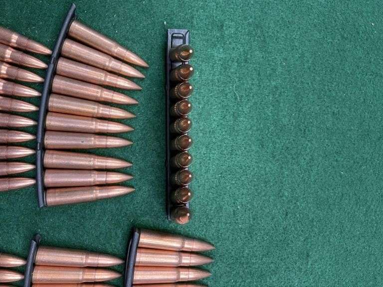 7.62x39 Steel Casing in Stripper Clip - United Edge Real Estate & Auction