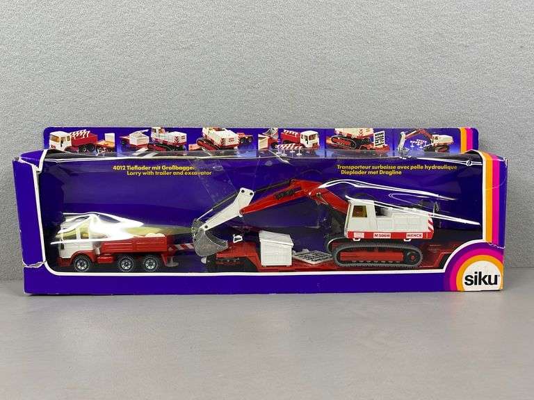 Siku Lorry with Trailer and Excavator - United Edge Real Estate & Auction