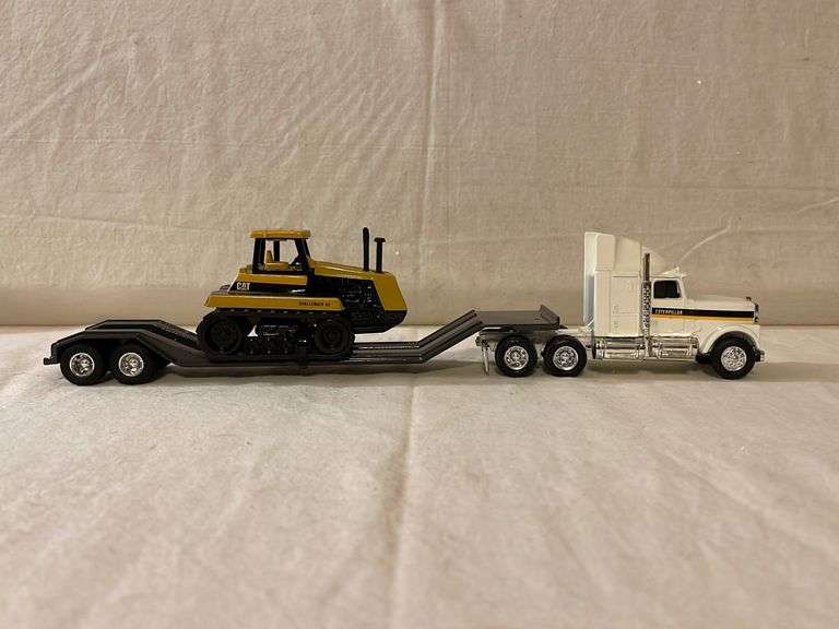 Caterpillar International Navistar Truck & Lowboy Trailer, Cat ...