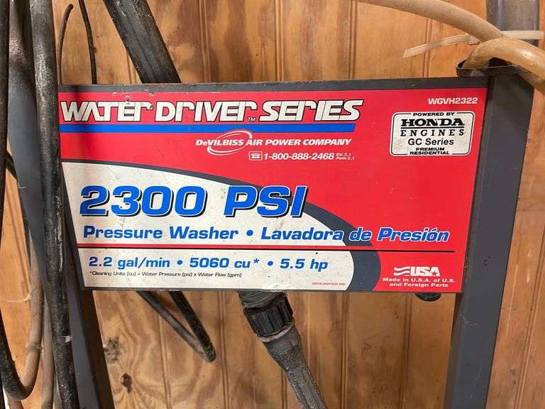 Water Driver Series Pressure Washer - United Edge Real Estate & Auction