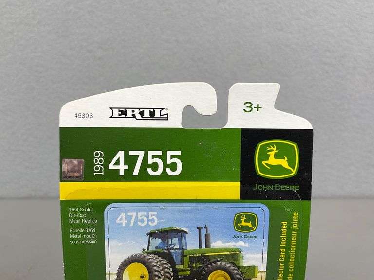 John Deere 4755 Tractor, 1/64 Scale, Ertl - United Edge Real Estate ...