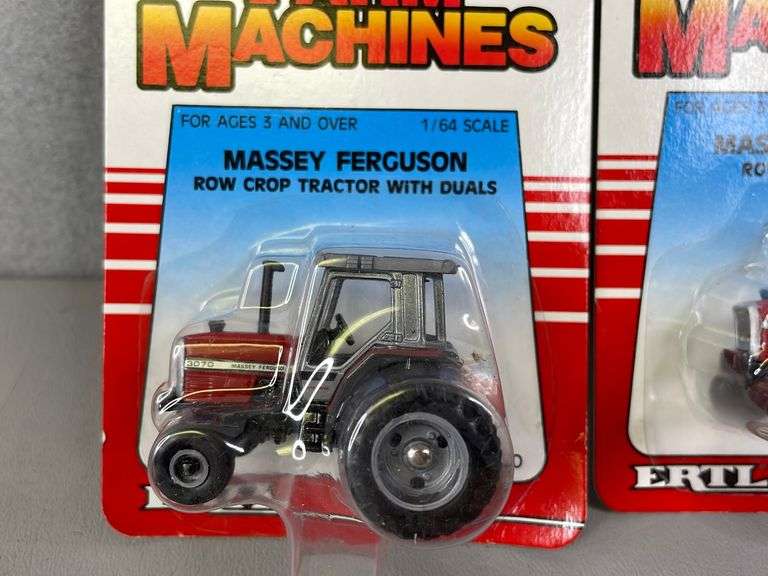 Massey Ferguson 4070 Row Crop Tractors, 1/64 Scale, Ertl - United Edge Real Estate & Auction