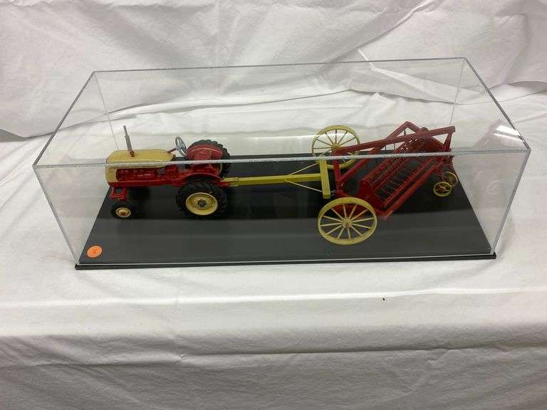 Cockshutt 20 Deluxe w/ Custom Rake, 1/16 scale, Ertl - United Edge Real ...