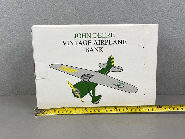 John Deere Vintage Airplane Bank, SpecCast - United Edge Real Estate ...