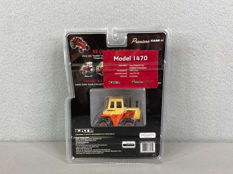 Case 1470 Traction King Tractor, 1/64 Scale, Ertl - United Edge Real ...