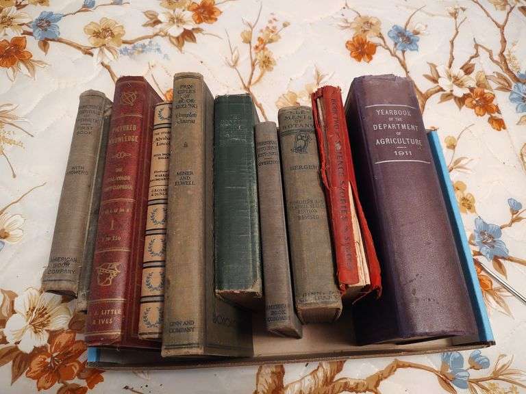 Antique Math, Science, History Text Books, 1911 Dept of Agriculture ...
