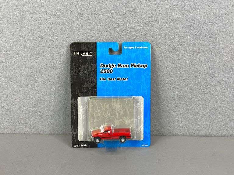 Dodge Ram 1500 Pickup, 1/87 Scale, Ertl - United Edge Real Estate & Auction