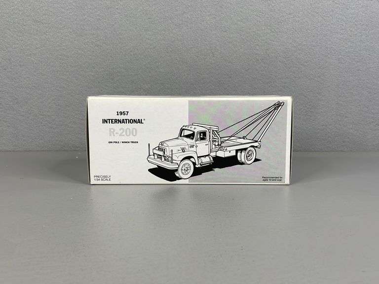 1957 International R-200 Winch Truck, 1/34 Scale, First Gear - United ...