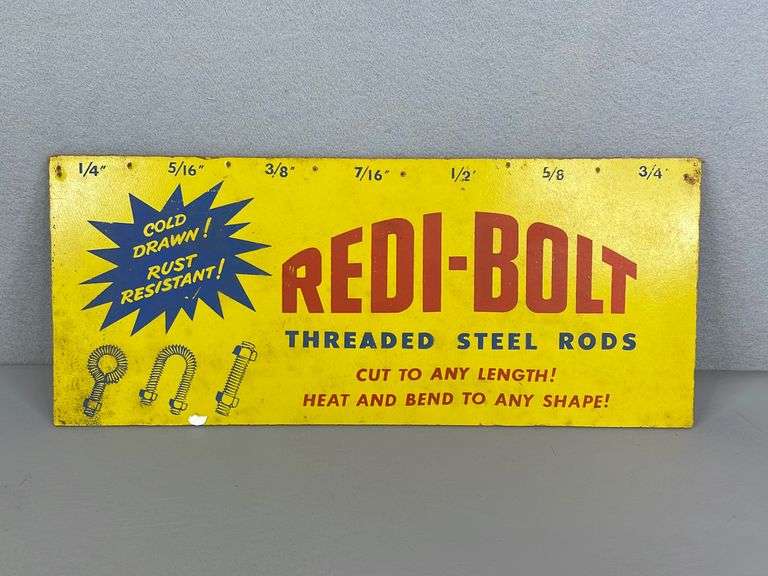 Redi-Bolt Threaded Steel Rods Board - United Edge Real Estate & Auction