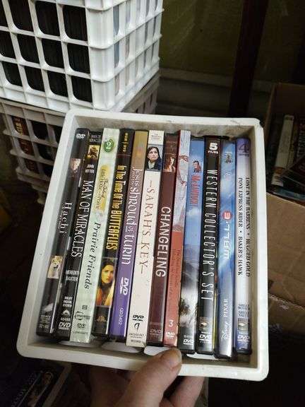 DVDs, 5 cubes - United Edge Real Estate & Auction