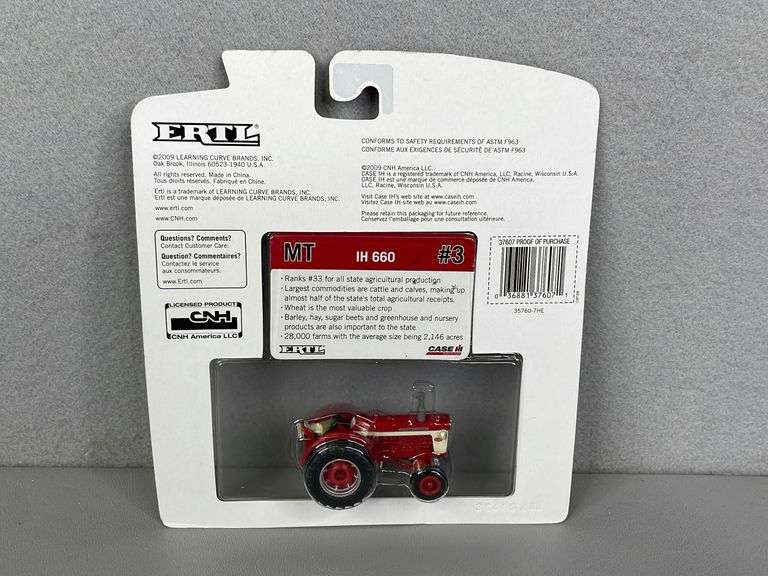 International 660 Tractor, Montana, 1/64 Scale, Ertl - United Edge Real ...