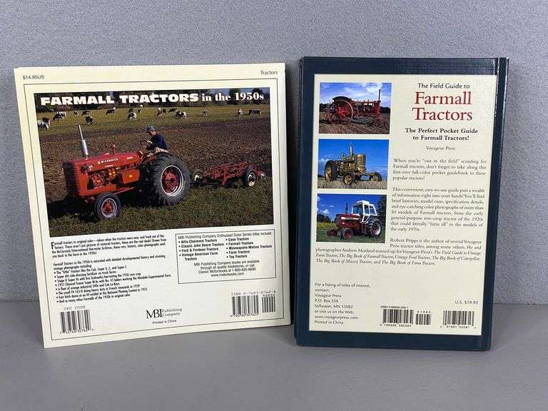 Farmall Tractors Books - United Edge Real Estate & Auction