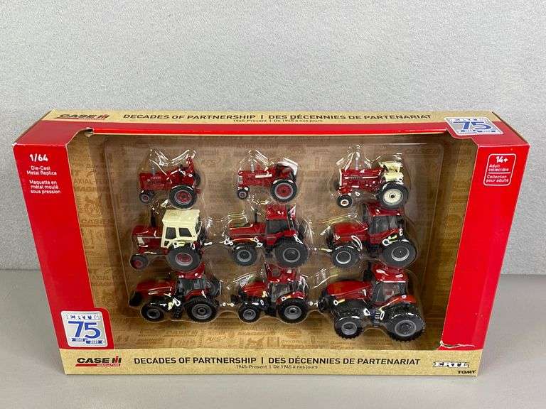 Case IH Decades Of Partnership Tractor Set, 1/64 Scale, Ertl - United ...
