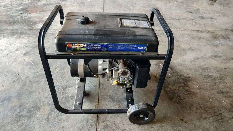 Campbell Hausfeld Portable Generator, 5000W - United Edge Real Estate ...