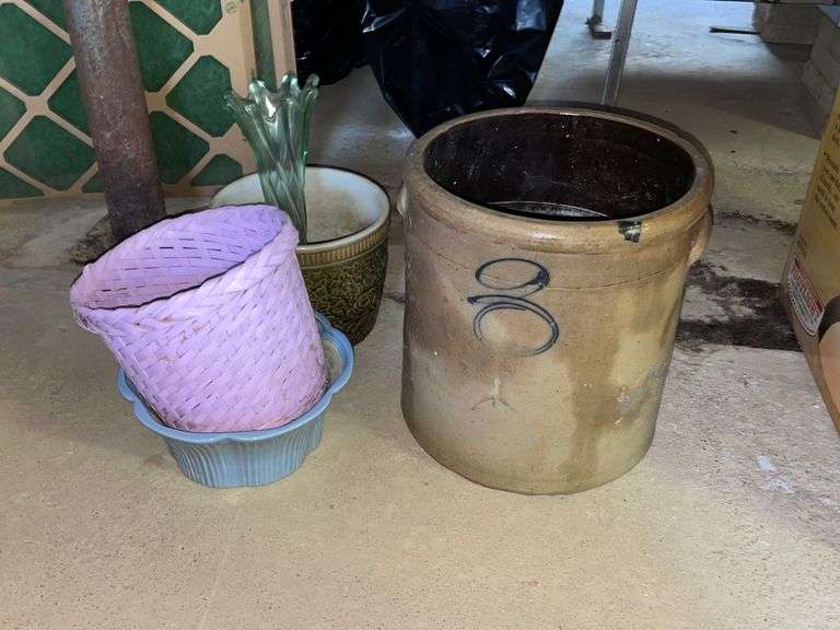 Crock & Flower Pots - United Edge Real Estate & Auction
