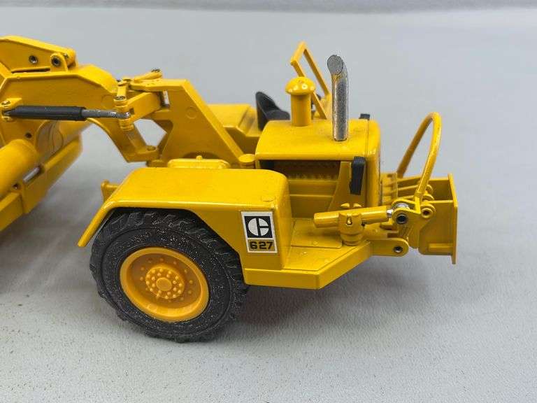 Caterpillar 627 Push Pull Scraper, 1/50 Scale - United Edge Real Estate & Auction