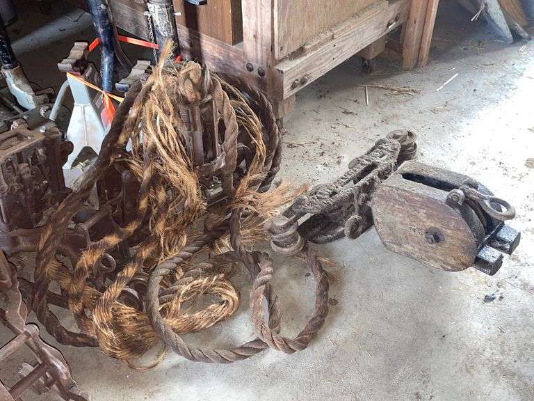 Barn Pulley Hay Trolley System - United Edge Real Estate & Auction