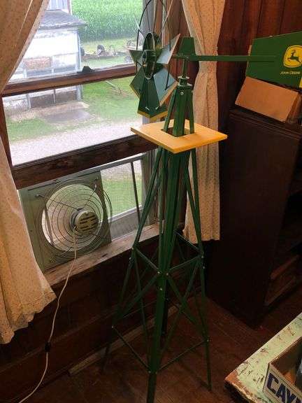 John Deere Wind Mill, 55 1/2”H - United Edge Real Estate & Auction
