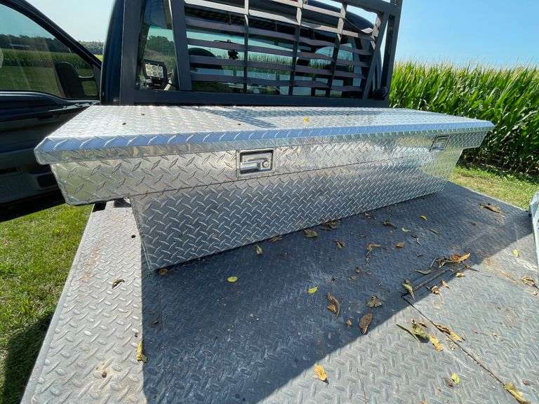 Aluminum Tread Plate Truck Toolbox - United Edge Real Estate & Auction