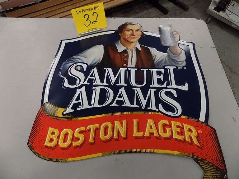 Samuel Adams Metal Sign - US Power Bid