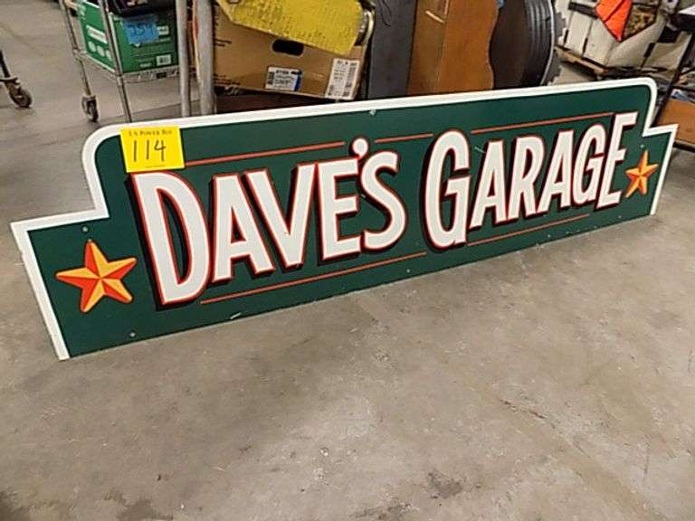 Daves Garage Sign - US Power Bid