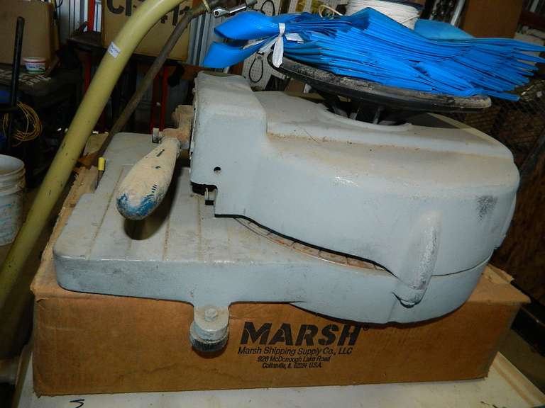 Marsh Stencil Cutting Machine Model R 1" - Wolfe Auction & Realty, LLC