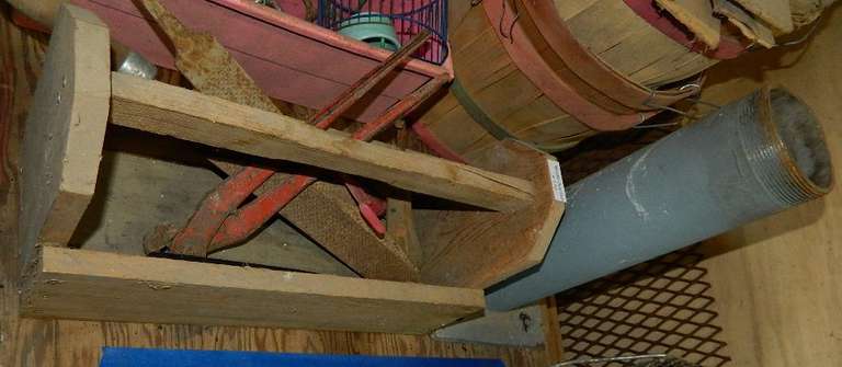 Farrier Tools in Wood Tool Box, Homemade Farrier Hoof Stand - Wolfe ...