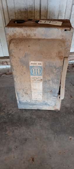 Antique fuse box - Wolfe Auction & Realty, LLC