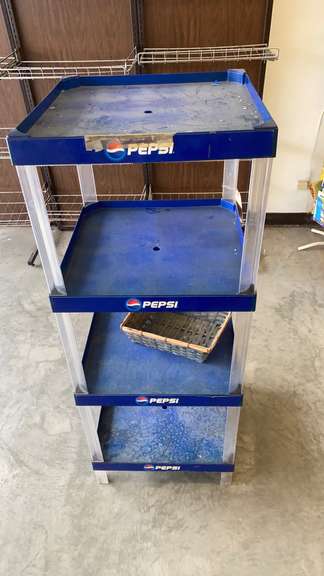 Pepsi display rack - Wolfe Auction & Realty, LLC