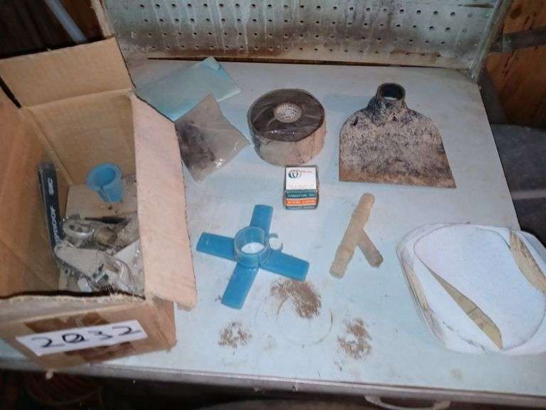 Disk Sandpaper, Hoe Head, Pipe Tape - Wolfe Auction & Realty, LLC
