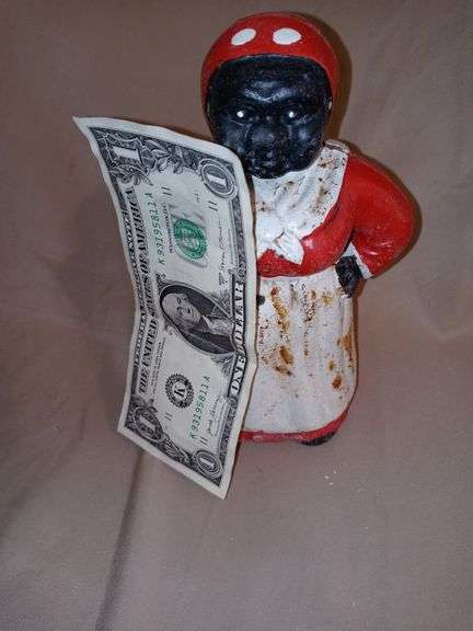 Antique Aunt Cast Iron Jemima Collectible - Wolfe Auction & Realty, LLC