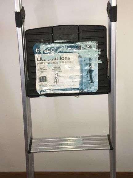 Cosco 3 Step folding step Ladder - Wolfe Auction & Realty, LLC
