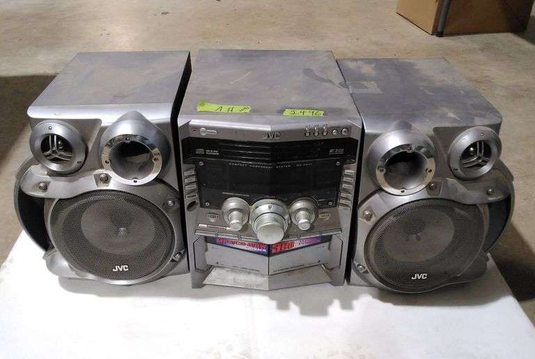 JVC STEREO /W SPEAKERS - Wild Rose Auction Services