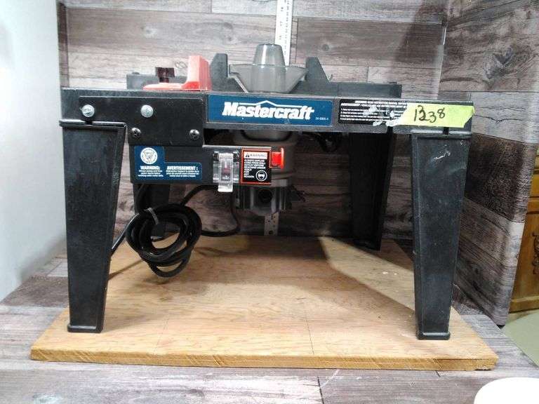 MASTERCRAFT ROUTER & TABLE - Wild Rose Auction Services