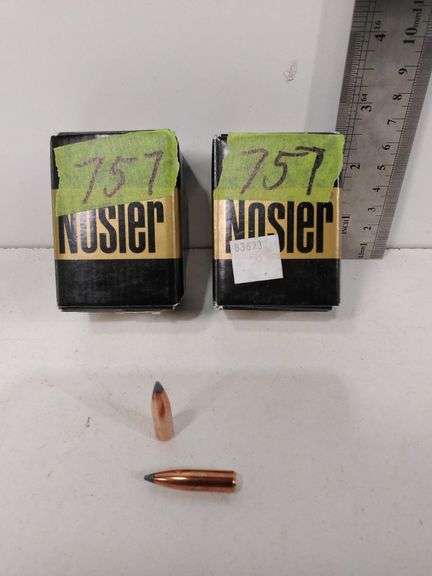 NOSLER 6MM BALLISTIC TIP 95 GR .243 & NOSLER 25 CAL 115 GR BALLISTIC TIP - Wild Rose Auction ...
