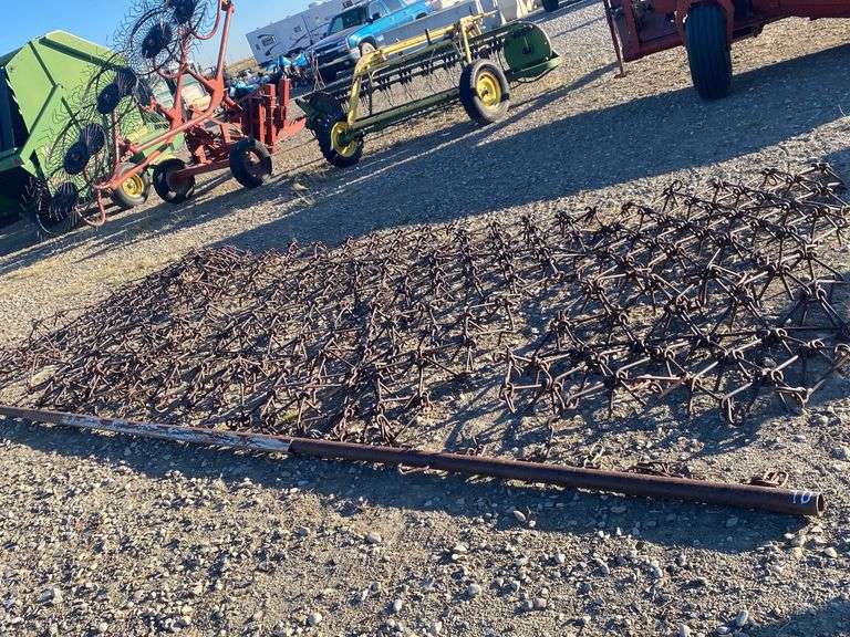 9' X 21' SET OF PASTURE HARROWS - Wild Rose Auction Services