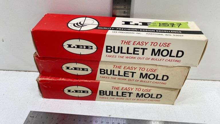 LEE BULLET MOLD 45 CAL 250 GR., LEE BULLET MOLD .311 DIA. 100 GR., LEE ...