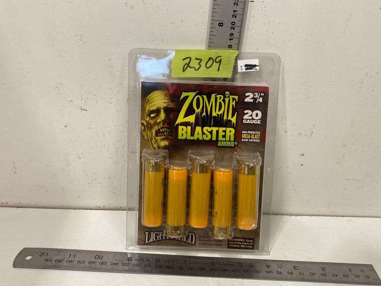 LIGHTFIELD "ZOMBIE BLASTER AMMO" NON PROJECTILE MEGA BLAST BLANK ...