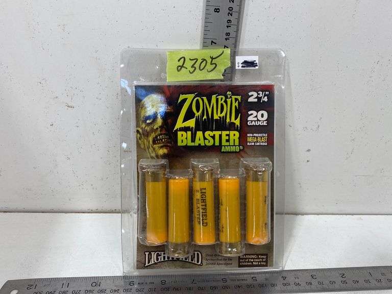 LIGHTFIELD "ZOMBIE BLASTER AMMO" NON PROJECTILE MEGA BLAST BLANK ...