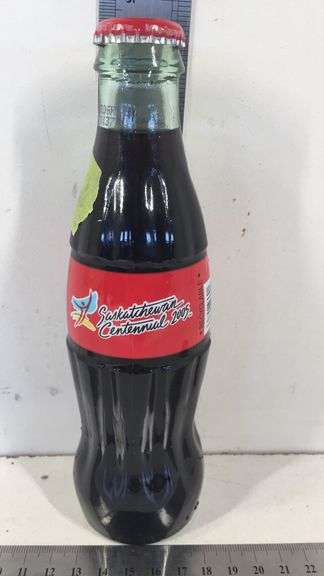 2005 SASKATCHEWAN CENTENNIAL COCA-COLA BOTTLE - UNOPENED - Wild Rose ...