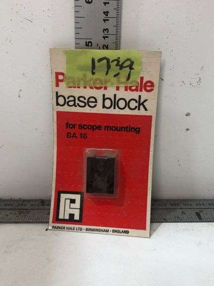 PARKER HALE SCOPE MOUNT BA16 BASE BLOCK - Wild Rose Auction Services