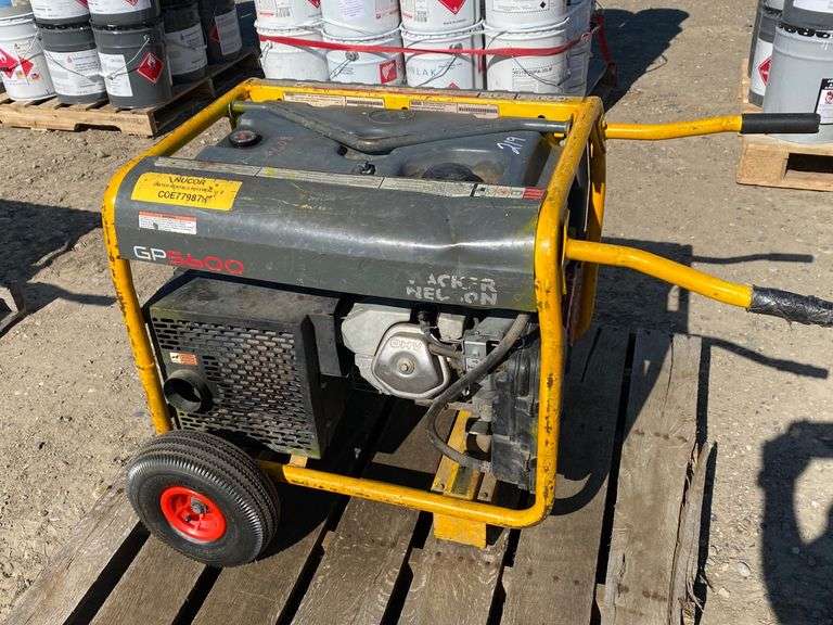 WACKER NEUSOM GP5600 GENERATOR ON CART - Wild Rose Auction Services